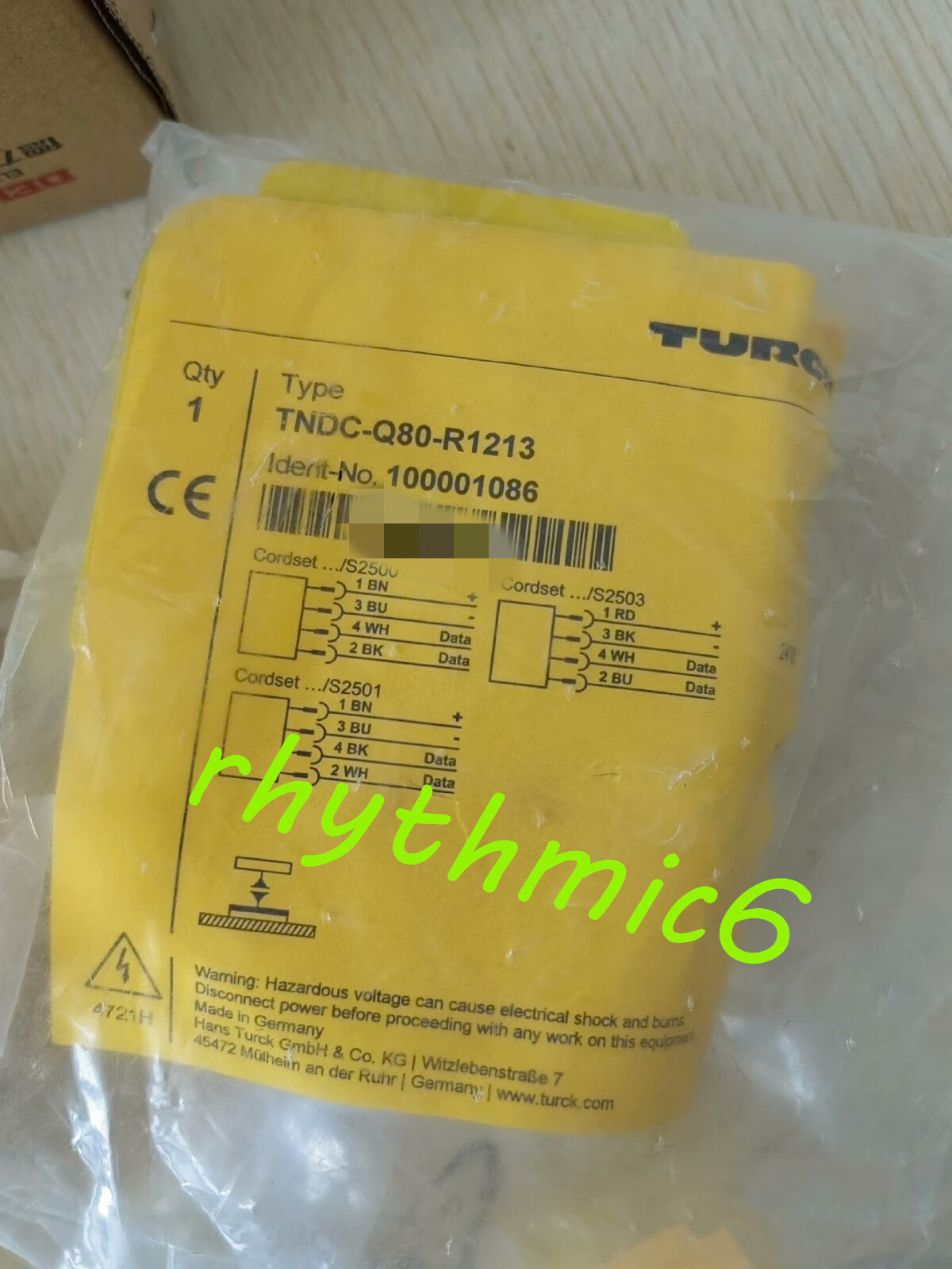 Brand New TURCK TNDC-Q80-R1213 Read/Write Header Fast DHL or FedEx | eBay
