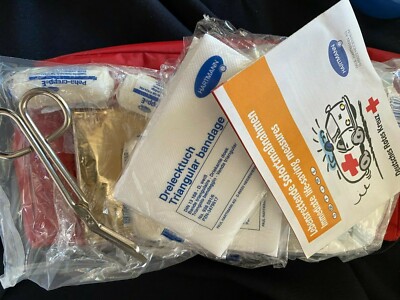 AUDI First 1st Aid Kit Genuine OEM Emergency Trunk Kit Safety 4B0860281 ...