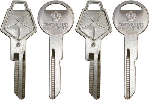 4 NEW CHRYSLER DODGE FACTORY ORIGINAL DOOR & IGNITION KEY BLANK SET W ...