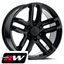 22" gloss black 2019 Chevy Silverado 1500 OE replica Trail Boss rims ...