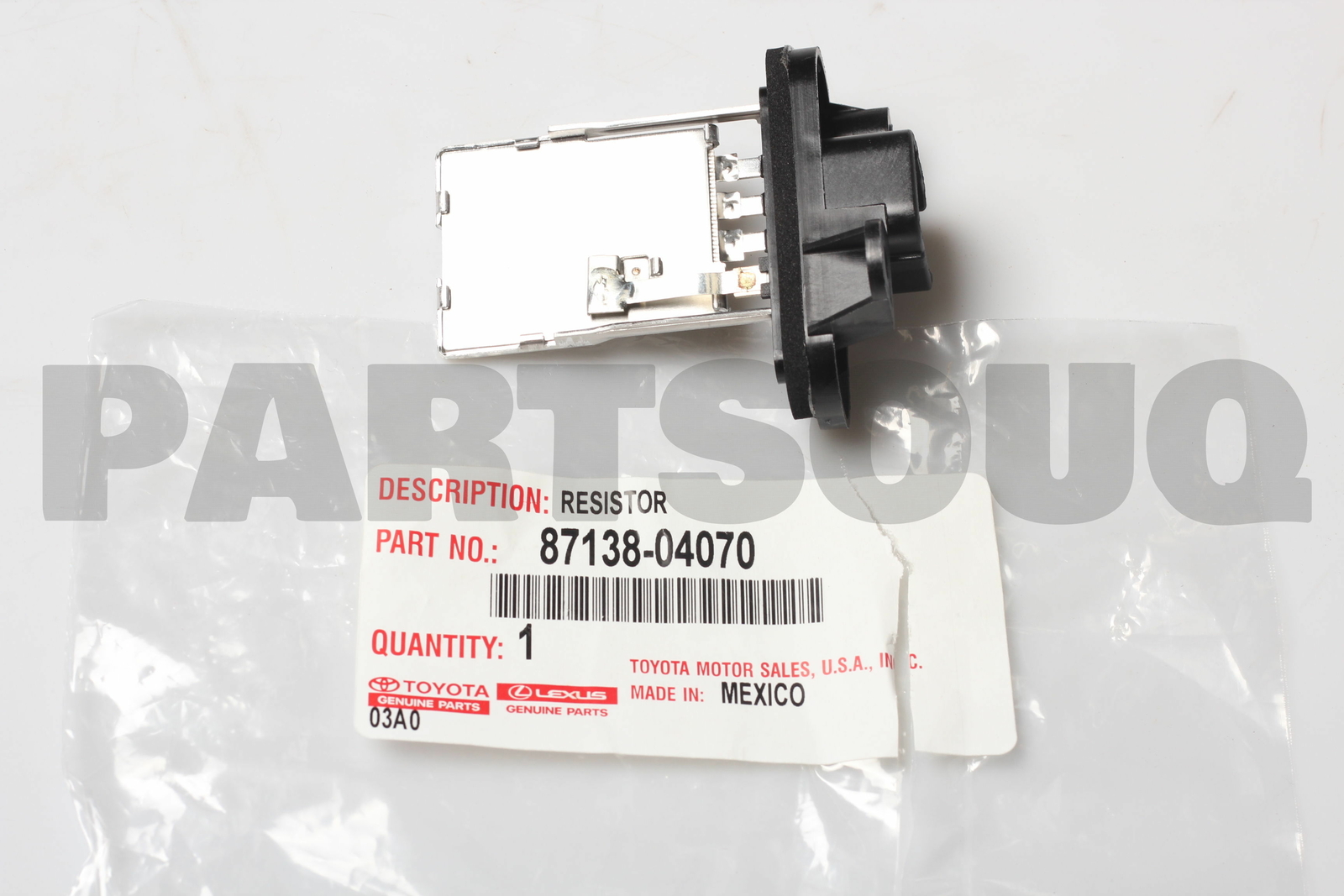 8713804070 Genuine Toyota RESISTOR, BLOWER **VIN** *USA* 87138-04070 | eBay