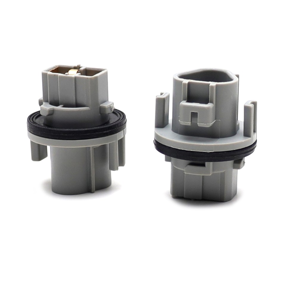 7443 WY21W Front Turn Signal Indicator Lamp Bulb Plug Adapter Sockets ...