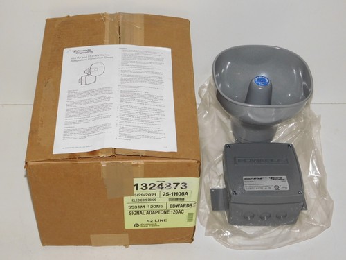 Edwards Signaling 5531M-120N5 Multiple Tone Signal 120VAC Security ...