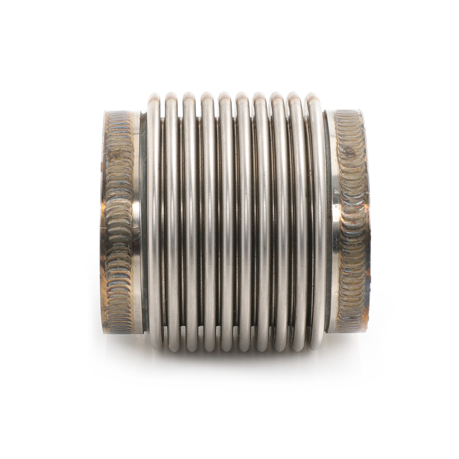 2" ID EXHAUST FLEX BELLOWS Elbow Connector 2.55" Long Flex Joint Pipe ...