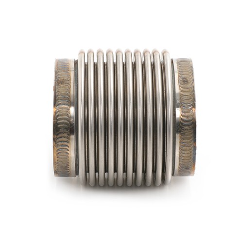 2" ID EXHAUST FLEX BELLOWS Elbow Connector 2.55" Long Flex Joint Pipe ...