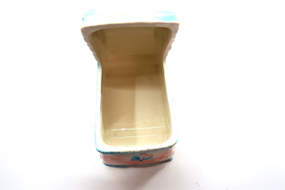 Vintage RELPO Planter with Baby Nursery Themed BASSINET 6.5" Long Japan ...
