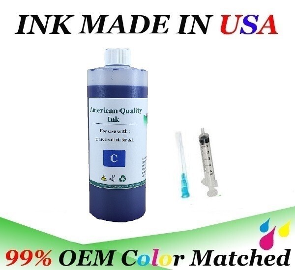 4-Color 500ml Universal Refill Ink bottle HP Canon Brother Lexmark Dell ...