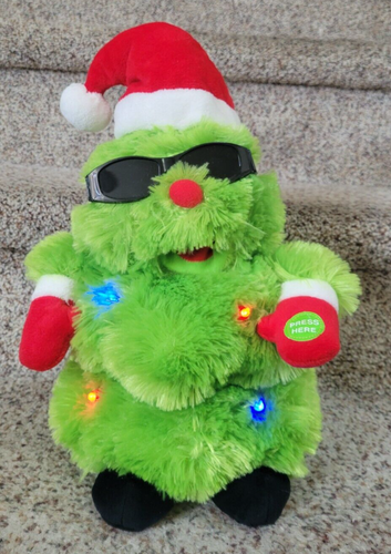 Sound N Light Dancing Christmas Tree - Sings Jingle Bells - Sunglasses ...