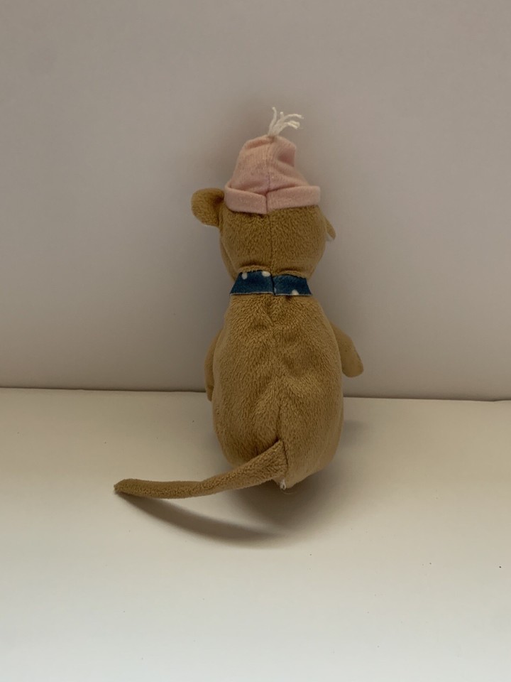 IKEA Hasselmus Mouse Plush 8” Stuffed Animal with Pink Hat & Polka Dot ...