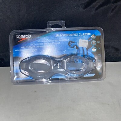 Speedo Jr. Hydrospex Classic Swimming Goggles, Clear Color (D JC) New ...