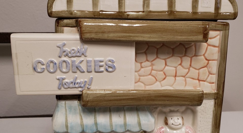 Vintage Fitz & Floyd 1987 FRESH COOKIES TODAY Cookie Jar Rare Never ...
