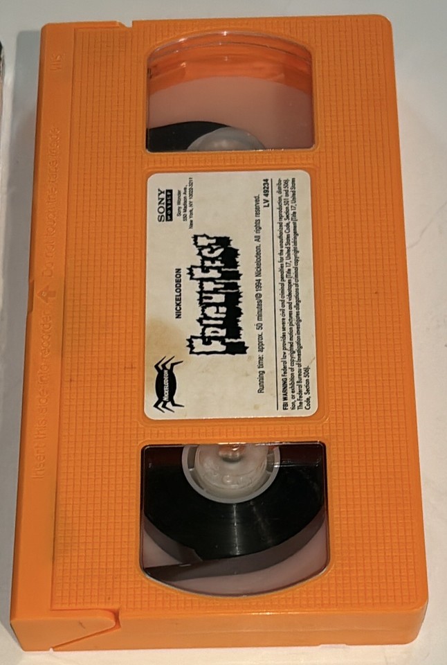 Vintage Frightfest Nickelodeon 1994 VCR/VHS Tape Tested; Ren Stimpy ...