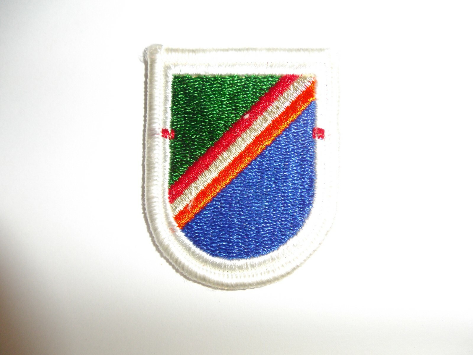 e4327 1980's US Army Beret Flash 75th Ranger Regiment 1st Battalion ...