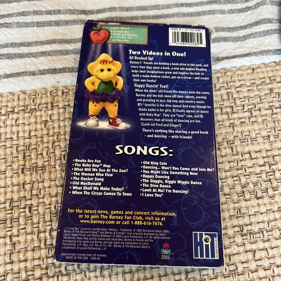 Barney's - Read With Me, Dance With Me VHS Tape Never seen on TV | eBay