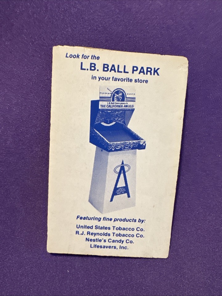 1977 California Angels MLB Baseball Schedule KMPC 710 RADIO | eBay