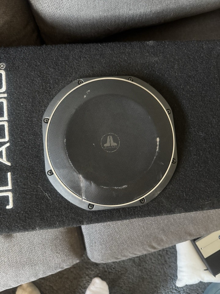 JL Audio MicroSub single 10" Subwoofer - Black Shallow Sub 2 Ohms Non ...