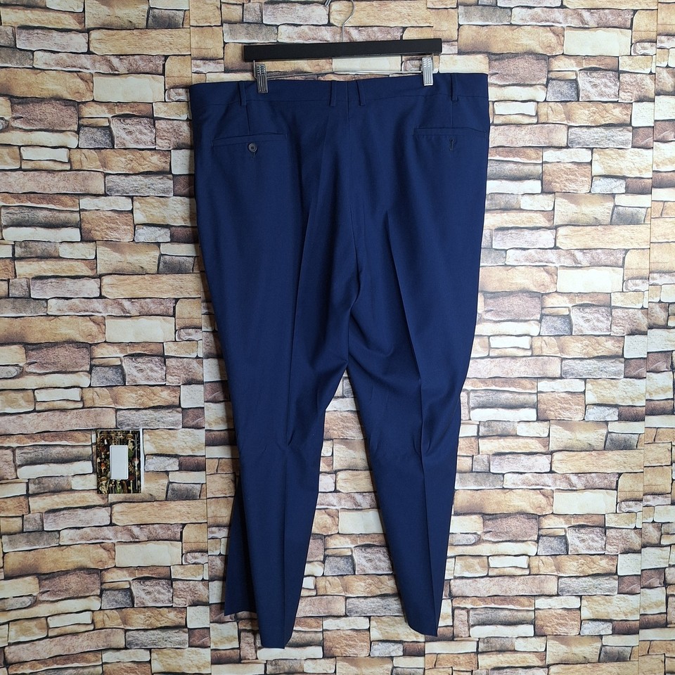 Kenneth Cole Suit 2 Piece Mens 50R 42X29 Blue Double Vented | eBay