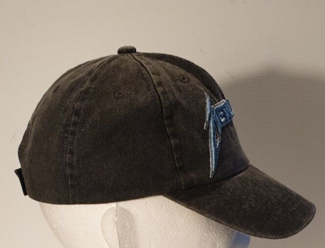 Metallica Heavy Metal Band 3D Logo Cap Hat. Faded Black. Youth or Women ...