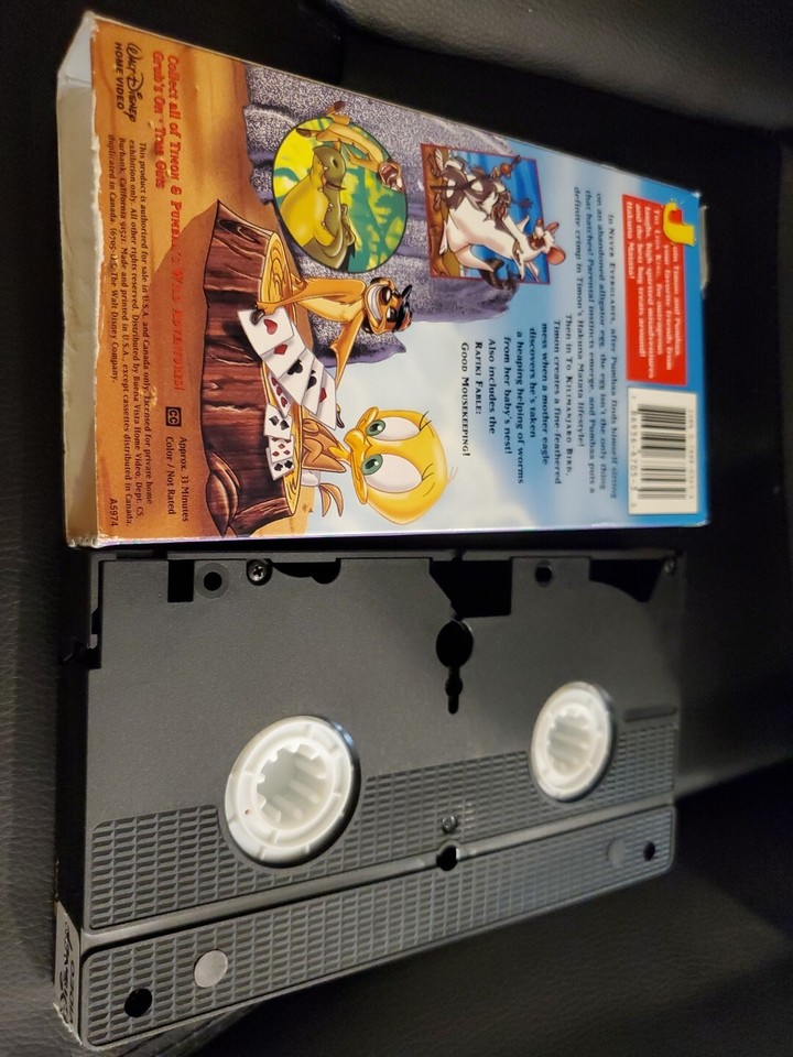 Timon and Pumbaas Wild Adventures - "Quit Buggin Me" (VHS, 1996) Tested ...