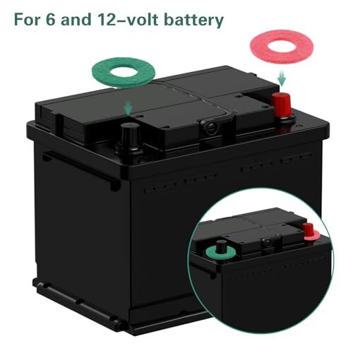 40Pieces Car Battery Terminal Protector Anti Corrosion Washers,Felt ...