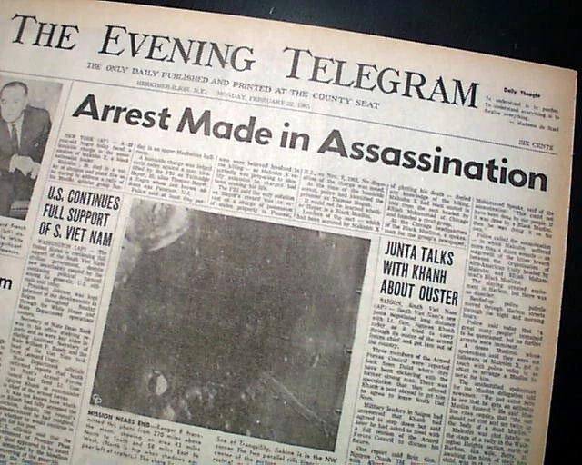 Malcolm X Assassination Newspaper