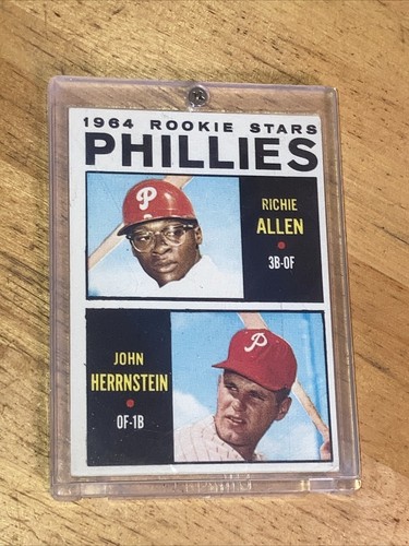 1964 Topps #243 HOF Richie Allen Rookie Card Phillies Rookies Ex-Mint ...