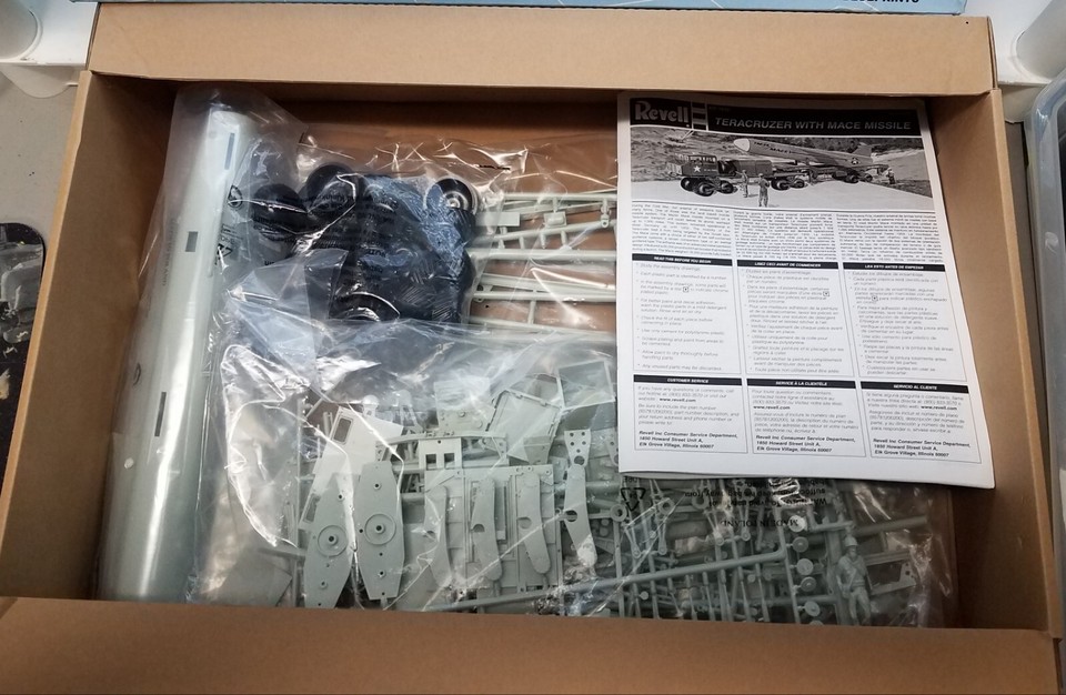 Renwal Blueprint Models TERACRUZER WITH MACE MISSILE Assembly Kit 1:32 ...