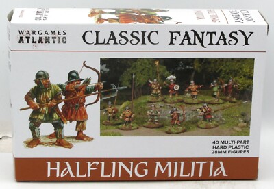 Wargames Atlantic WAACF002 Halfling Militia (Classic Fantasy) Warriors ...