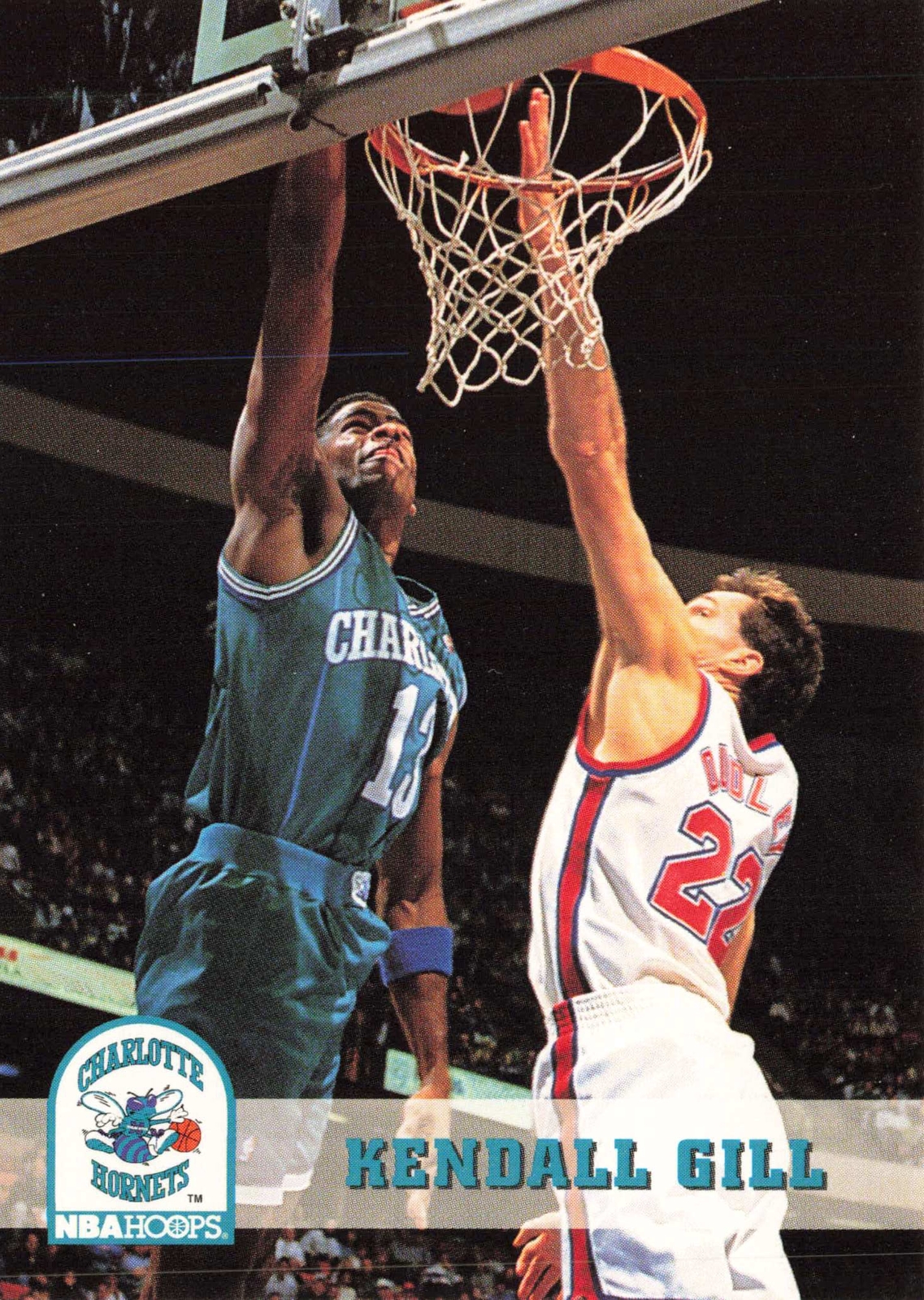Kendall Gill 1993 Hoops #21 Charlotte Hornets | eBay