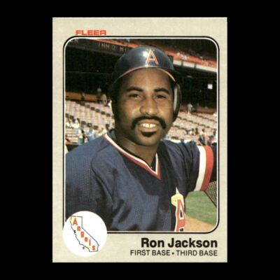 Ron Jackson 1983 Fleer California Angels #94 NM-MT Vintage! | eBay