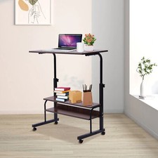 RoomyRoc Mobile Laptop Desk/cart/stand With Adjustable Tabletop and ...