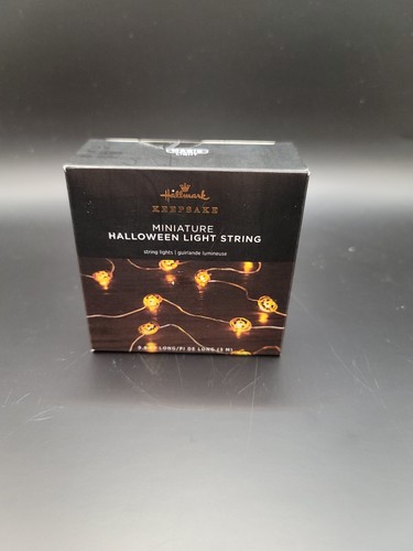 2022 HALLMARK HALLOWEEN PUMPKIN MINIATURE LIGHT STRING - NEW | eBay