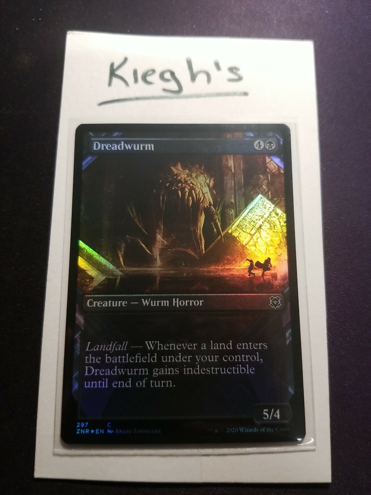 Mtg Dreadwurm *FOIL Showcase* | eBay