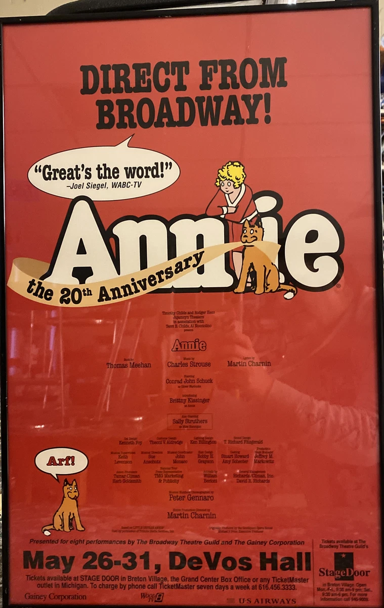 Annie Broadway Poster