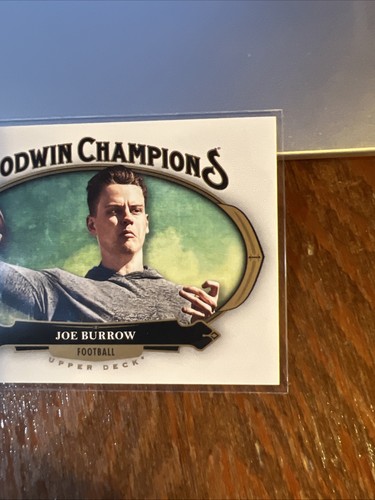Joe Burrow 2020 Upper Deck Goodwin Champions Horizontal Rookie RC #91 ...