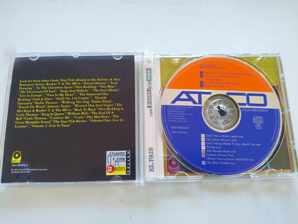 Otis Redding the Dock of the Bay Atco 2003 el Country - CD | eBay