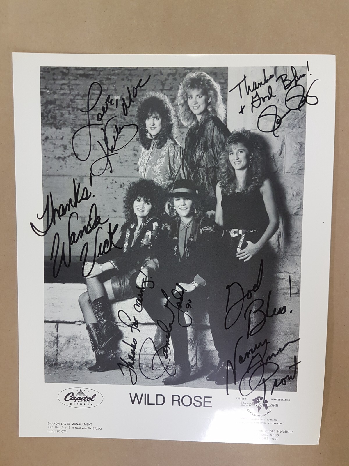 Wild Rose Band Autograph Photo 8x10 Musician Signed star | eBay