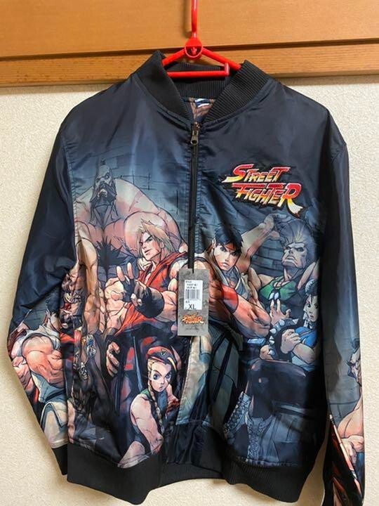 CAPCOM Street Fighter Jacket Reversible Size : XL(LL) Brand new and ...