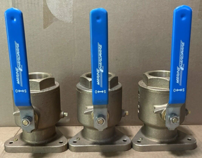 Marine Hardware Heavy Duty 2" Bronze Seacock Ball Valve, 13.3 lbs per ...