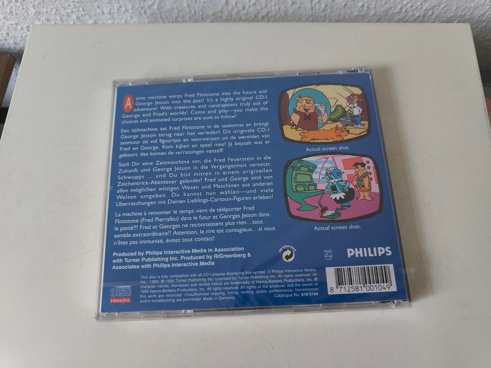Rare Flintstones/Jetsons Timewarp CD-i Philips CDi Video Game for sale ...