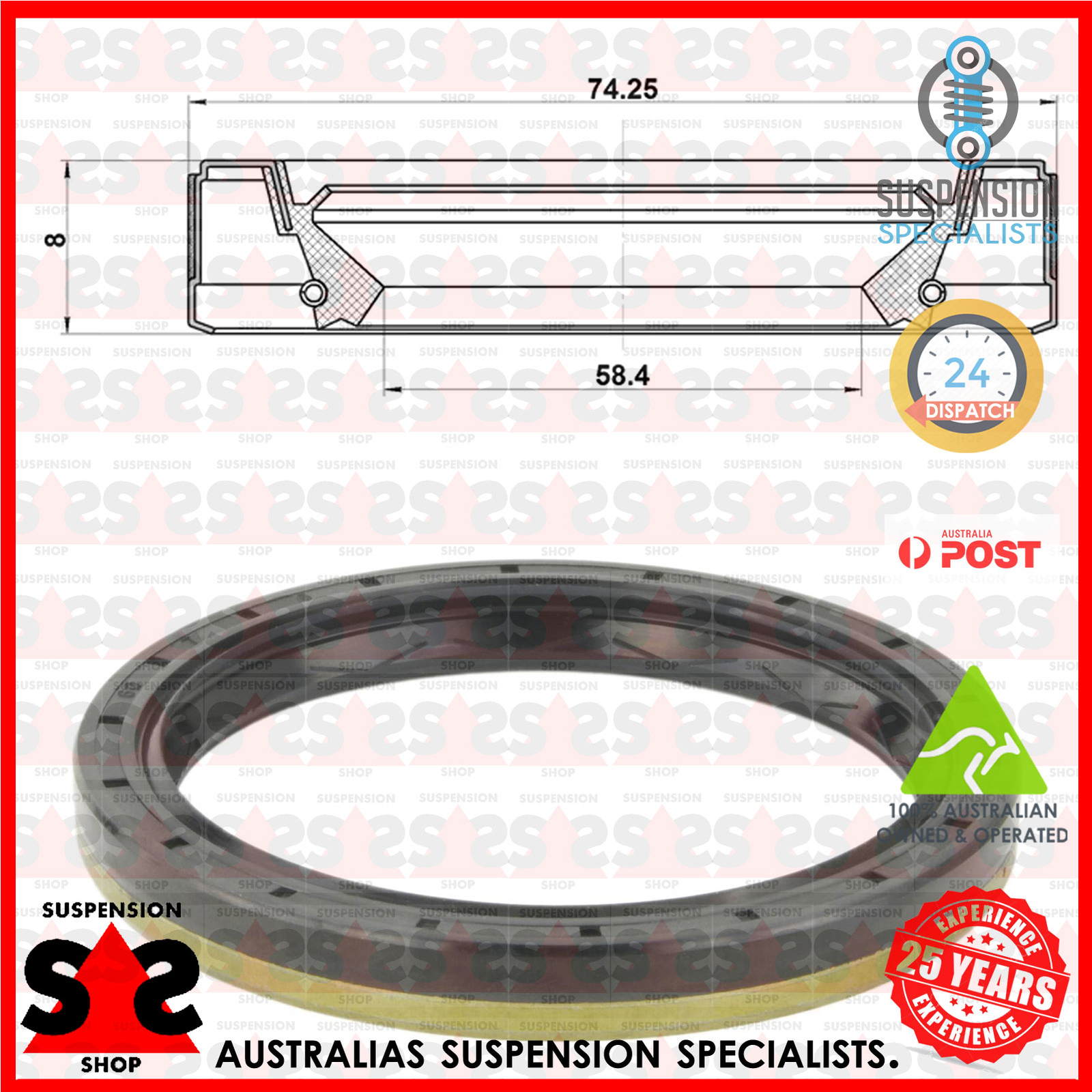 Left Shaft Seal, Differential Suit VW Golf Iv (1J1) 1.8 4motion GOLF IV ...