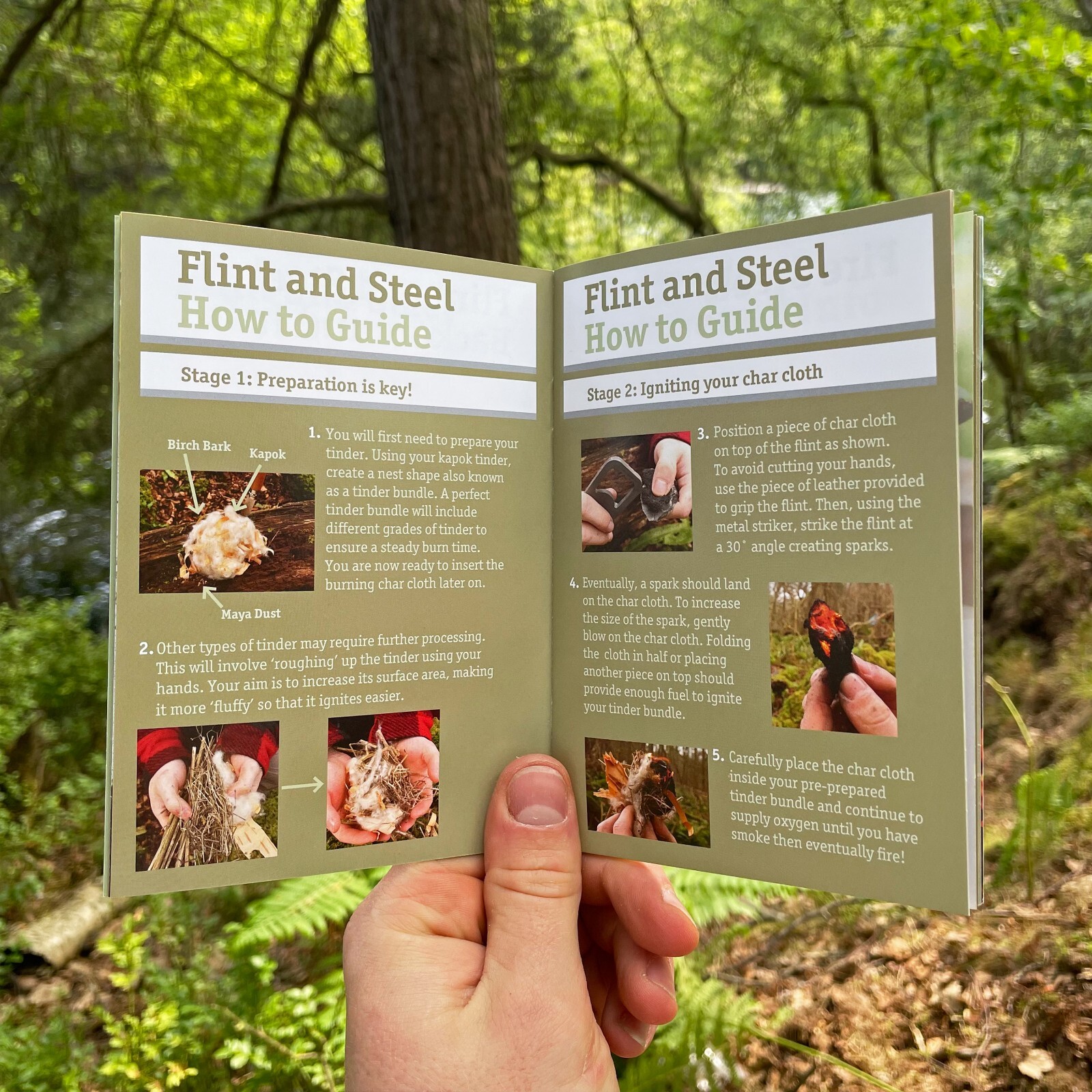 Traditional Fire Lighting Kit | Bushcraft Fire Kit Tin | Ferro Rod Fire ...