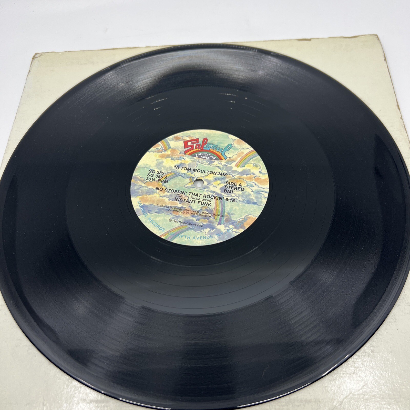Instant Funk - No Stoppin' That Rockin' (12", Single) Vinyl Record ...