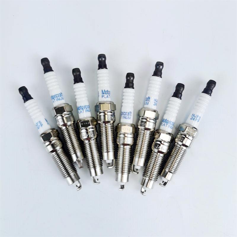 8Pcs Motorcraft SP-509 HJFS-24FP Spark Plugs For Ford MOTORCRAFT Super ...