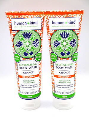 Lot/2 Human + Kind Revitalising Body Wash Orange Spa Experience ~ 8.45 ...