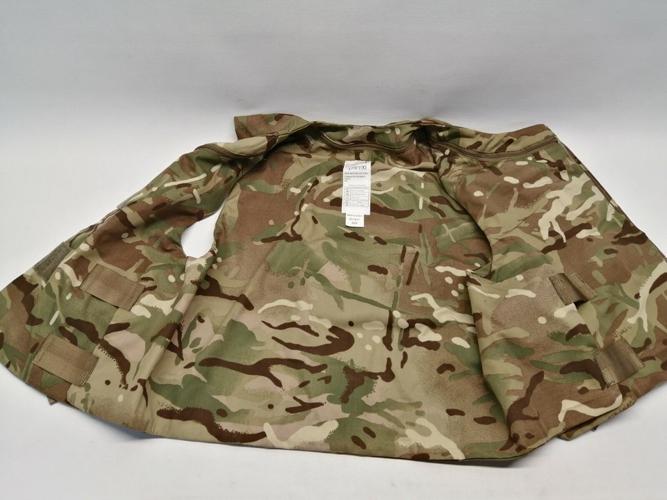 NEW British Army MTP Flak Vest Jacket Body Armour Cover Cadet Surplus ...