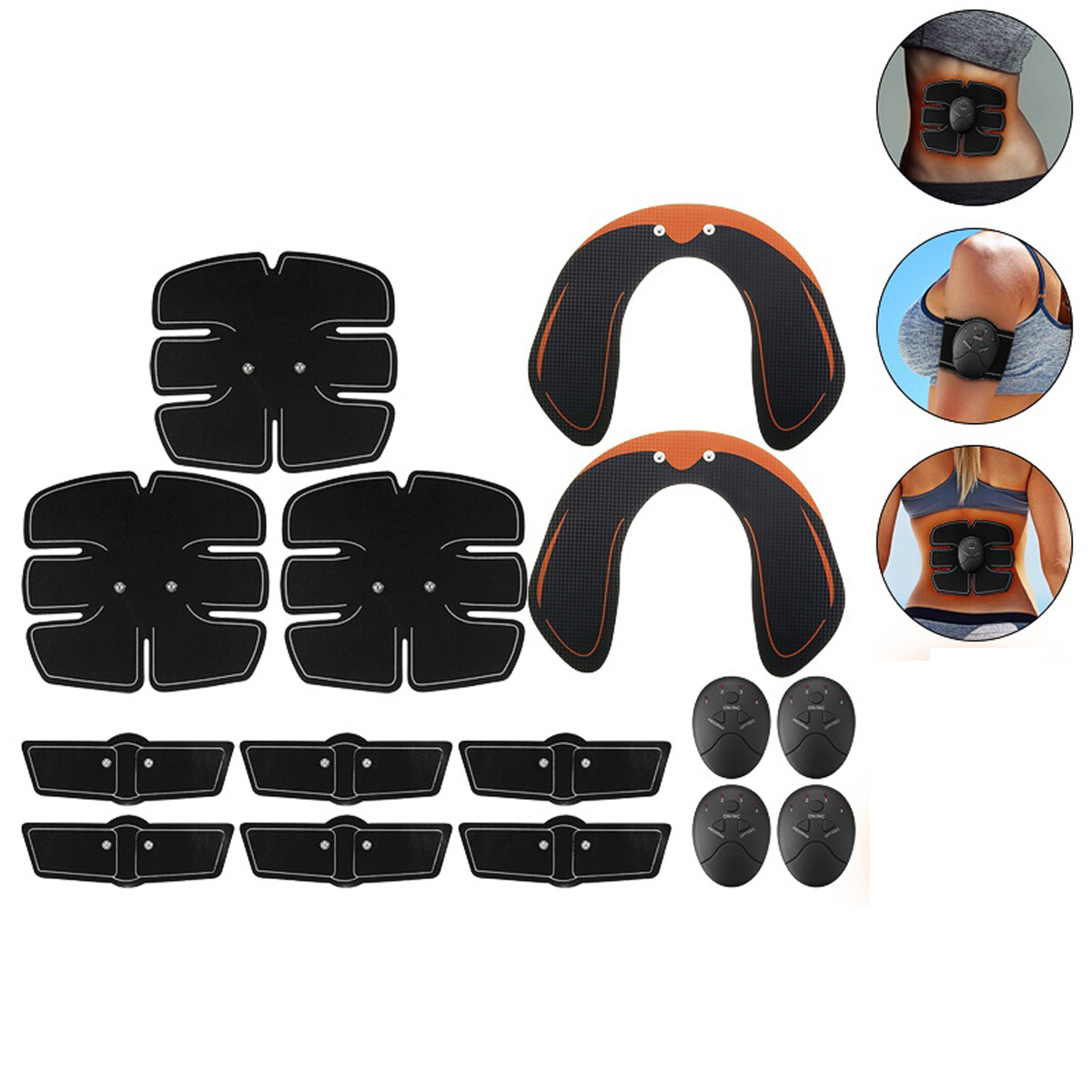 15Pcs Hip Trainer Abdominal Arm Muscle Training Body Shape Sports Smart ...
