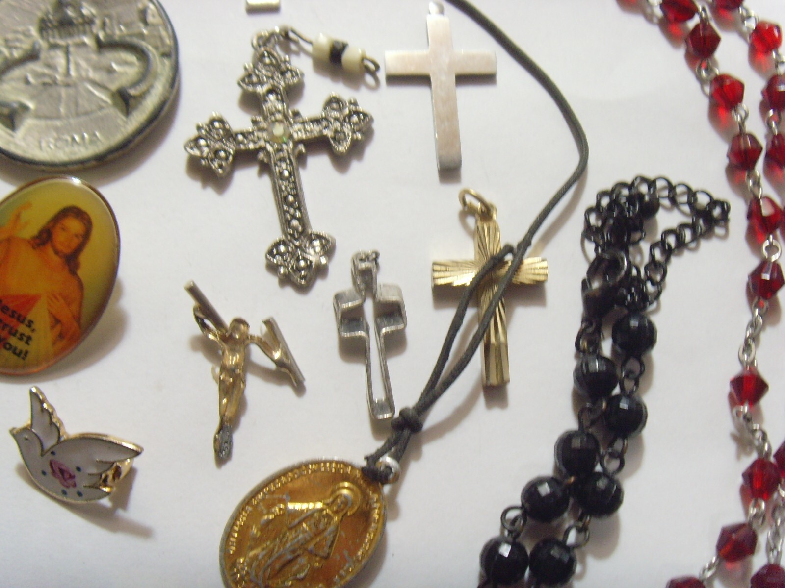33 antique vintage Religious catholic Christian faith items lot 52031 ...