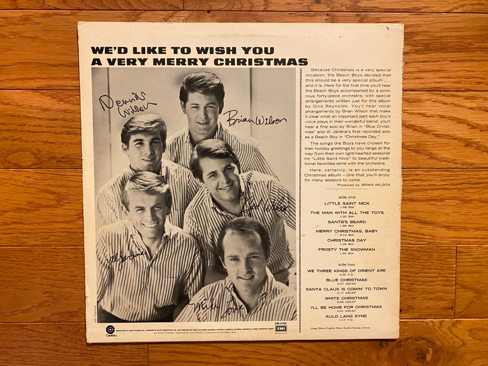 The Beach Boys - The Beach Boys Christmas Album LP 1978 Press Little ...