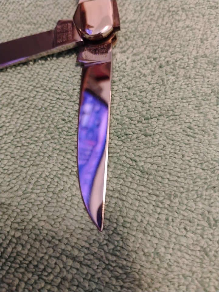 BULLDOG BRAND HAMMER FORGED SOLINGEN GERMANY PEARL HANDLE POCKET KNIFE ...